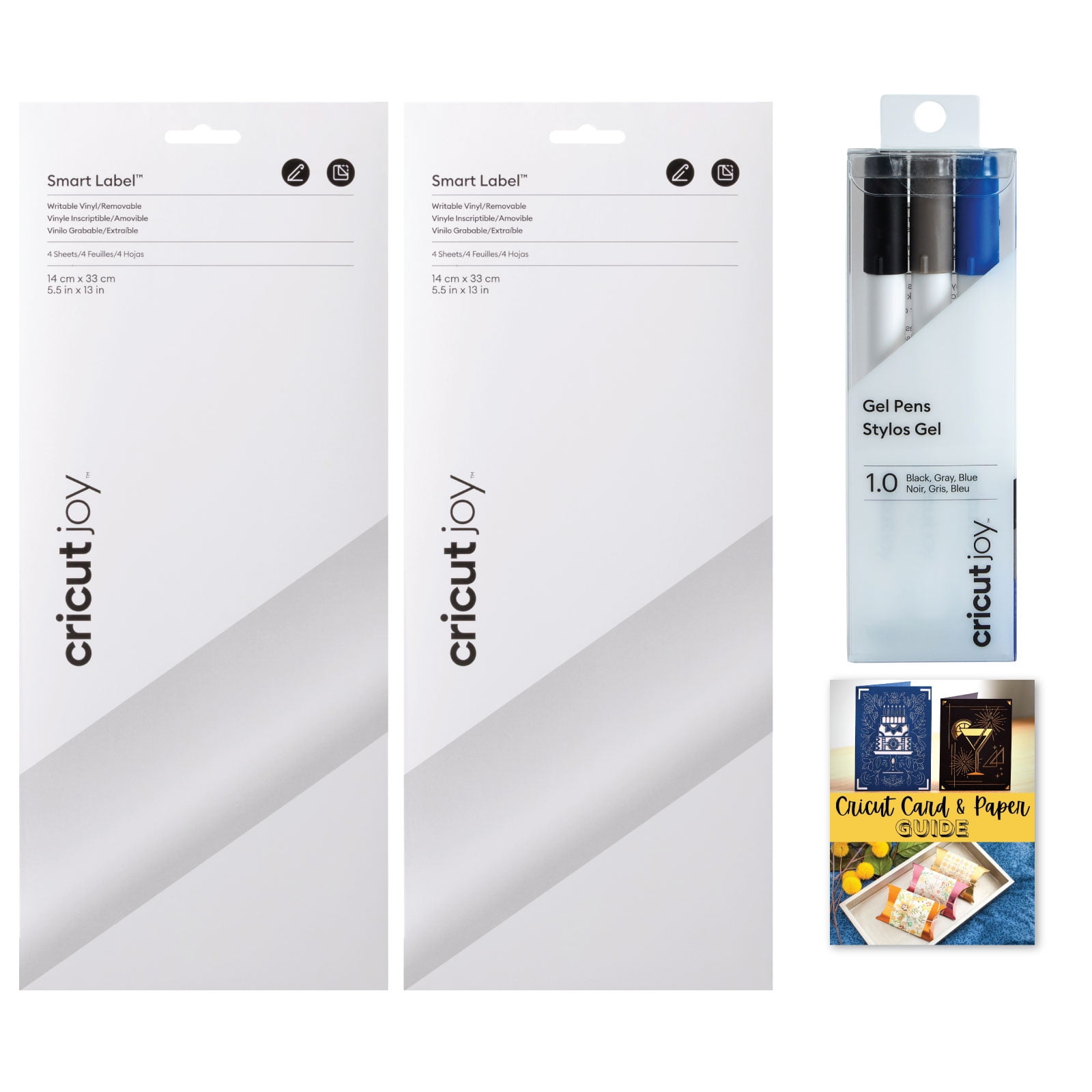 Cricut Joy Smart Label Writable Vinyl White Double Removable and Cricut ...