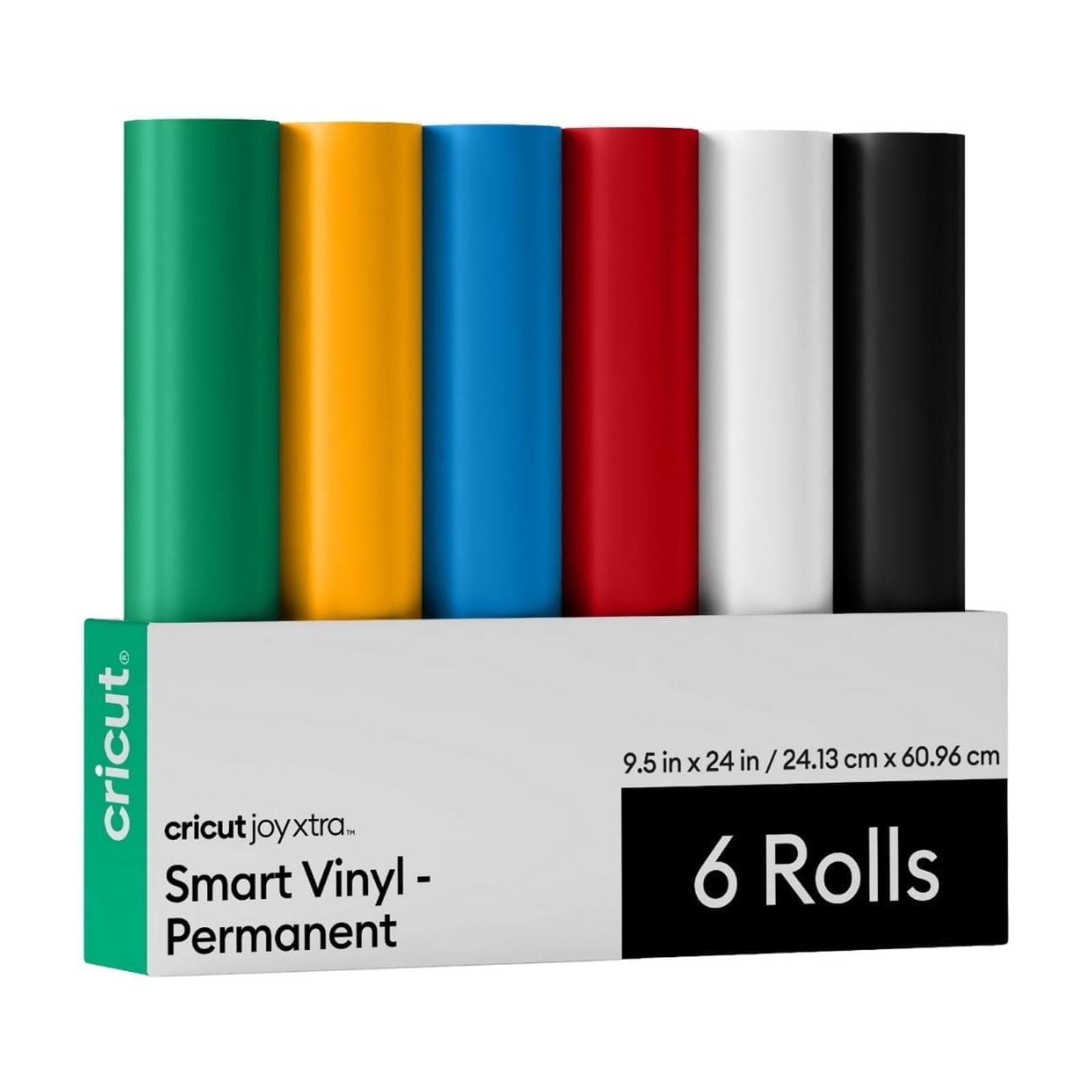 Cricut Joy Xtra Smart Permanent Vinyl Rolls, 9.5 in x 24 in, 6 ct ...