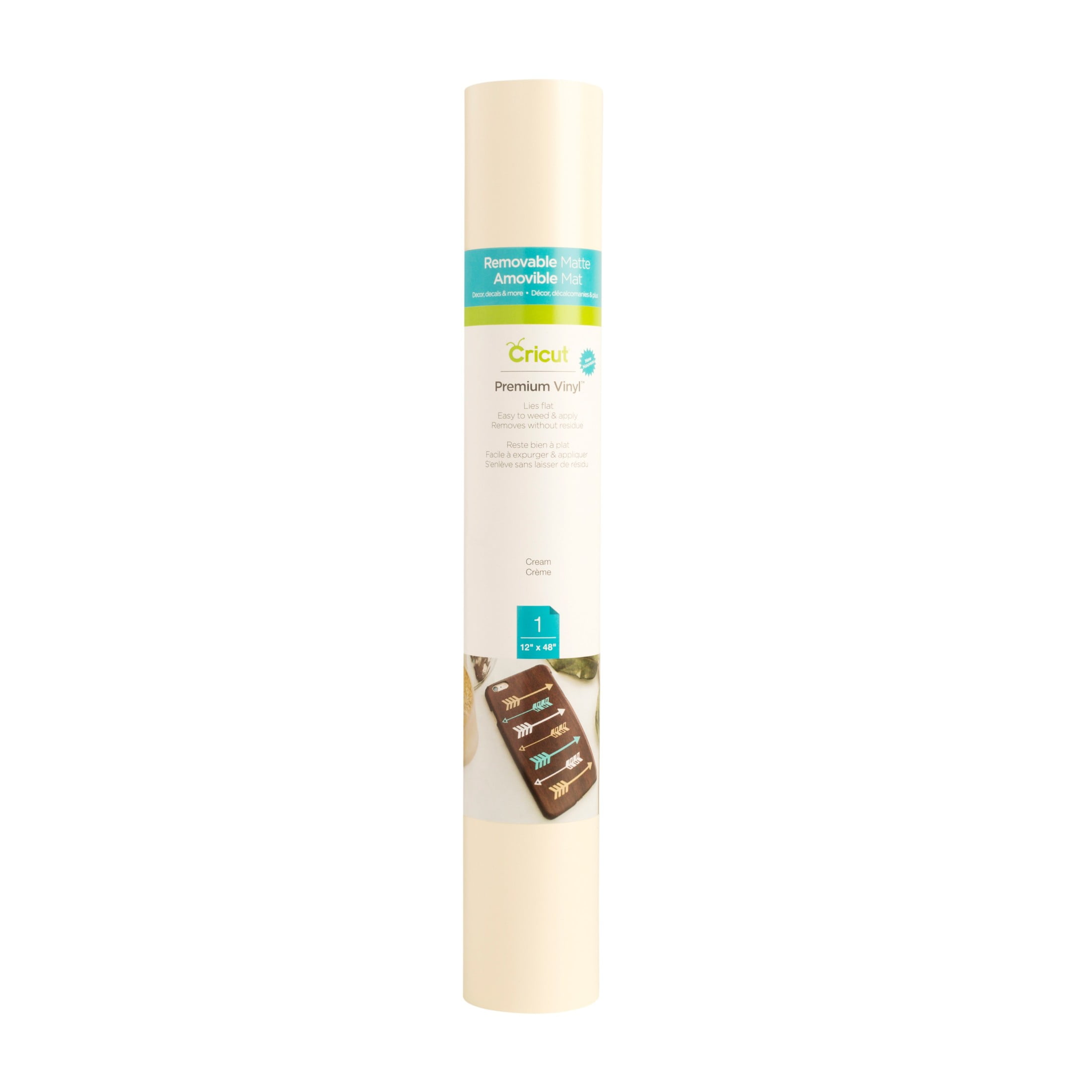 Cricut Premium Vinyl Removable, 12" x 48" - Walmart.com