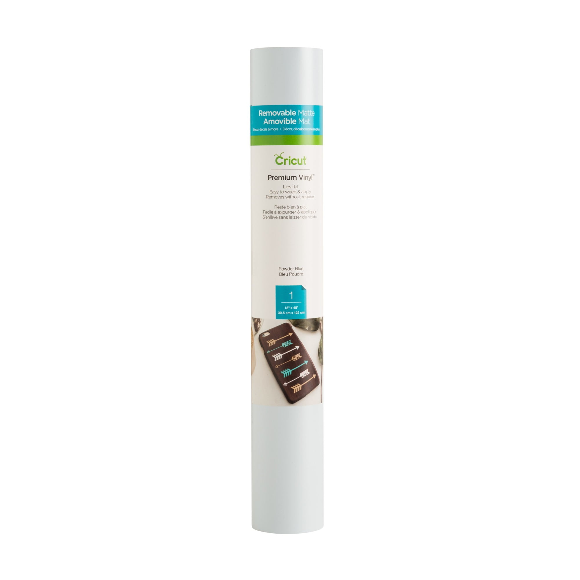 Cricut® Premium Vinyl™ – Removable, Powder Blue - Walmart.com