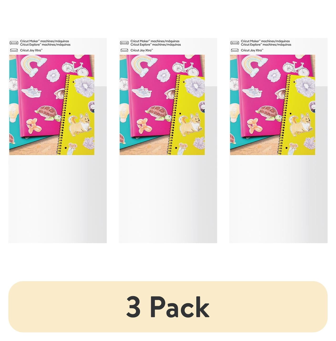 (3 pack) Cricut Printable Sticker Paper - US Letter (8 ct), 8.5" x 11 ...