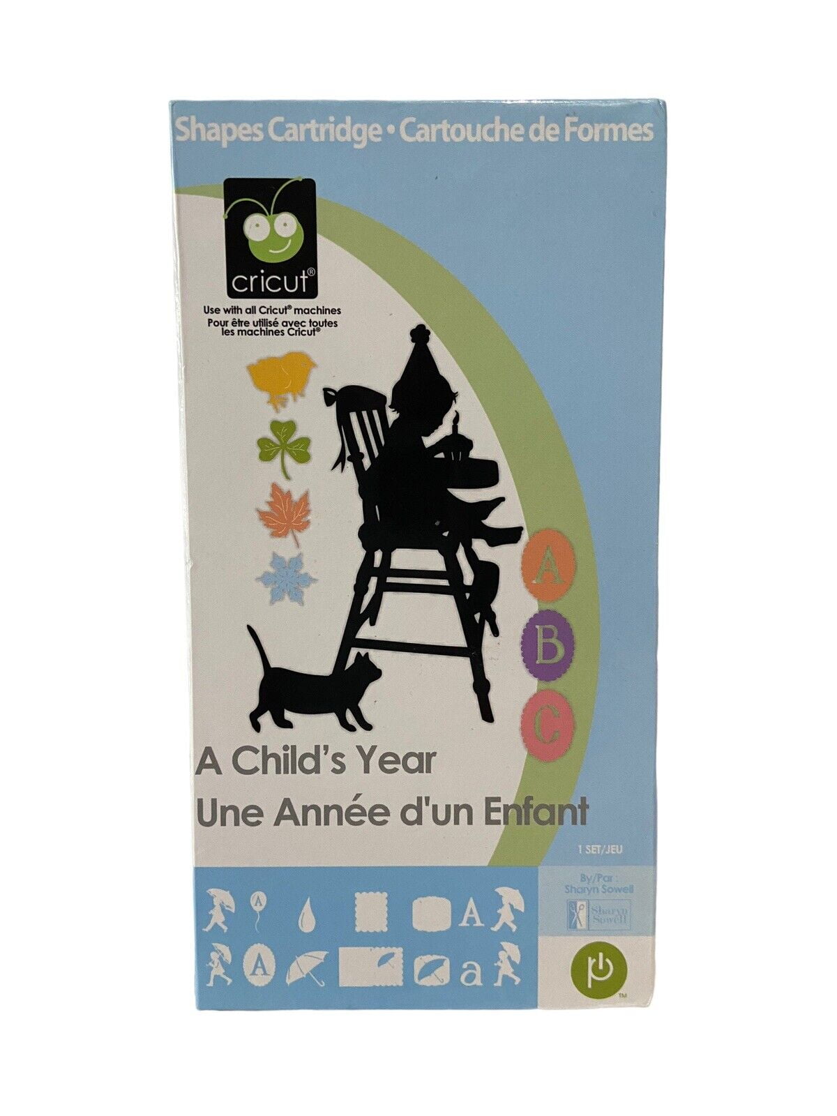 Cricut Shapes Cartridge A Child's Year Complete 29-0833 Baby Birthday ...