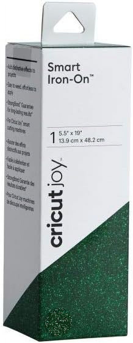Cricut Smart Iron On (5.5in x 19in, Glitter Kelly Green) for Joy ...