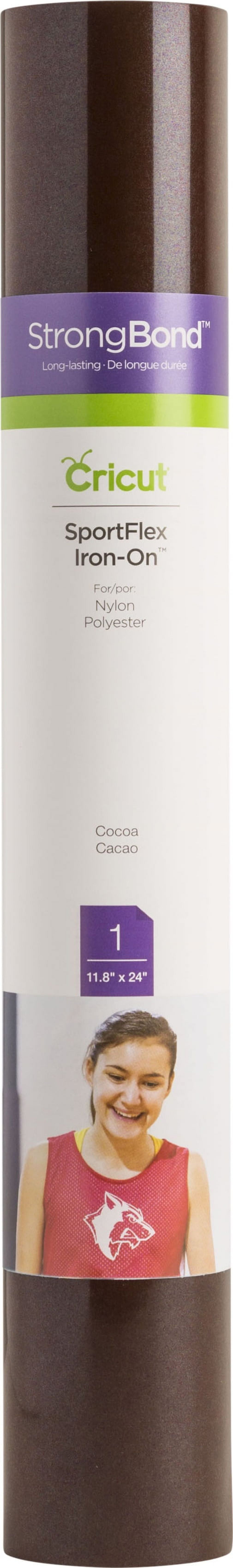 Cricut SportFlex Iron On Vinyl 11.8"X24"-Cocoa - Walmart.com