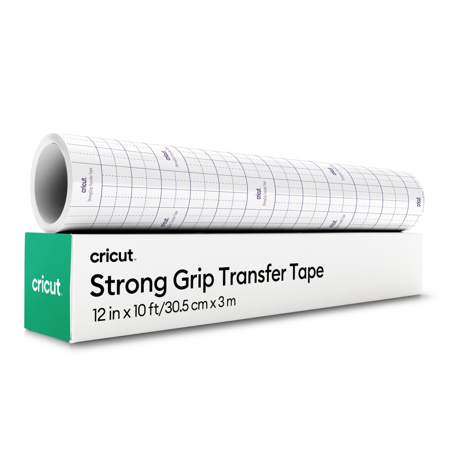 Cricut, Transfer Tape, 12 in x 10 ft, Strong Grip for textured vinyl ...
