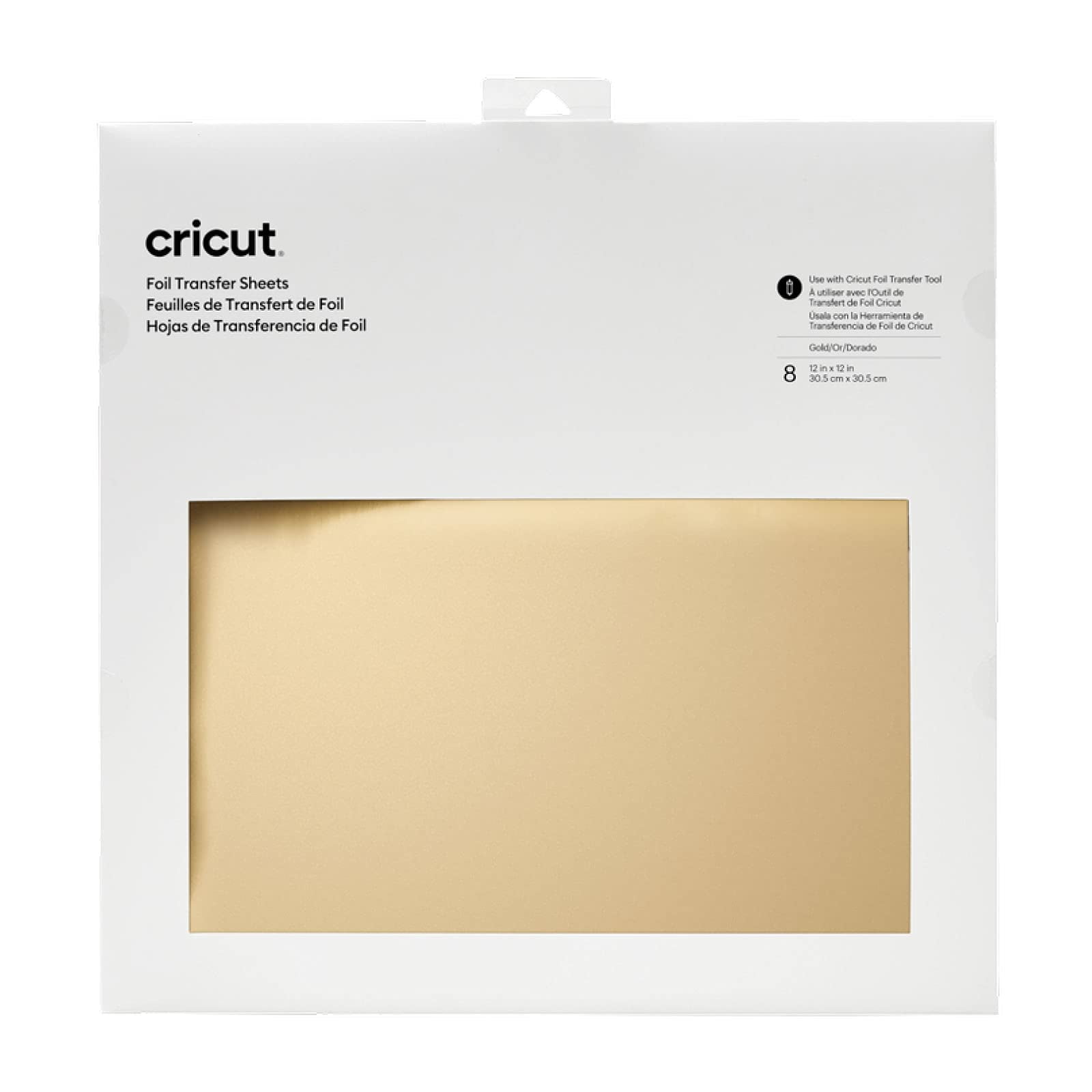 Cricut Transfer Sheets, Gold JKF25 (8 ct) Foil Tansfer (2008706 ...
