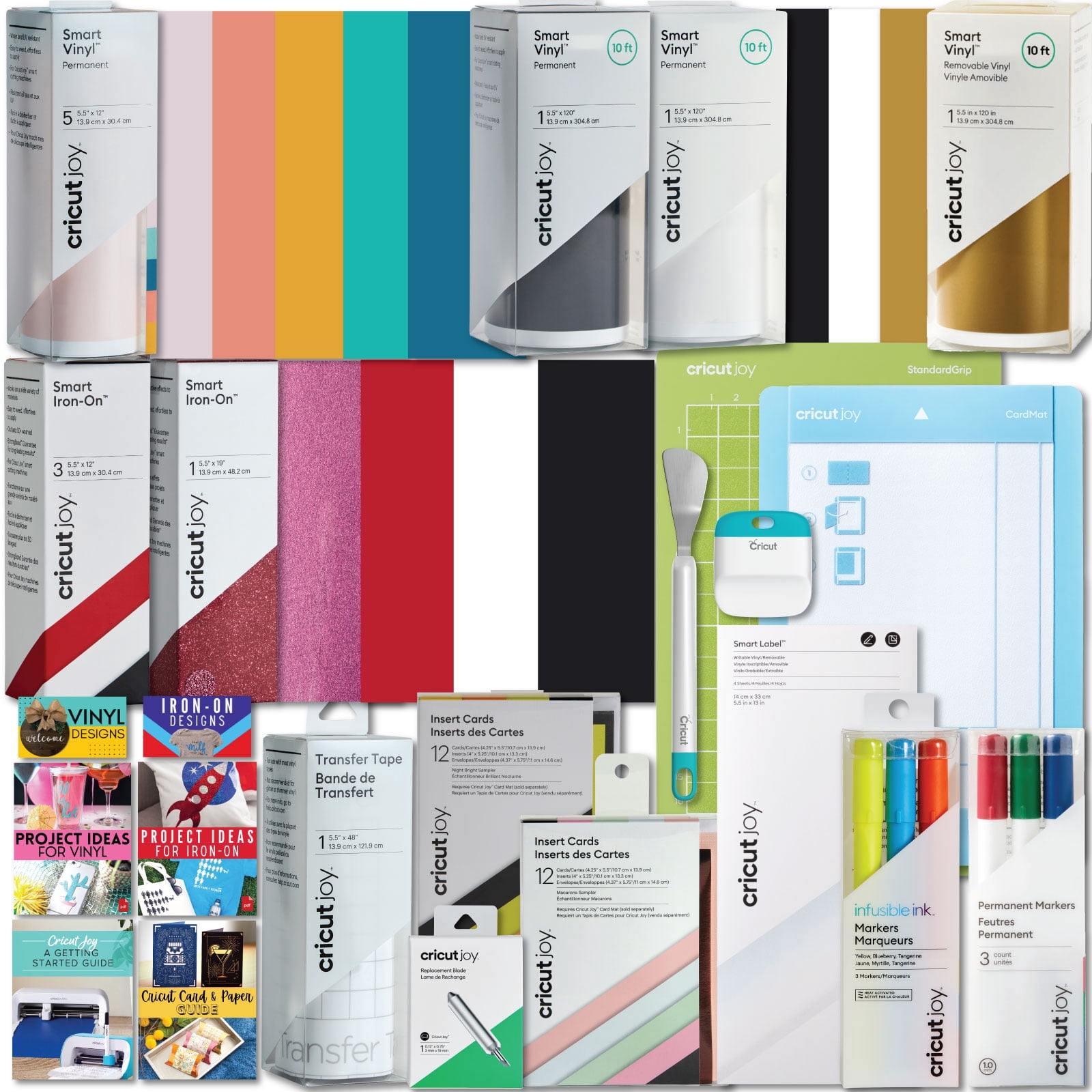 Cricut Ultimate All-in-One Vinyl Rolls, Materials and Accessories ...