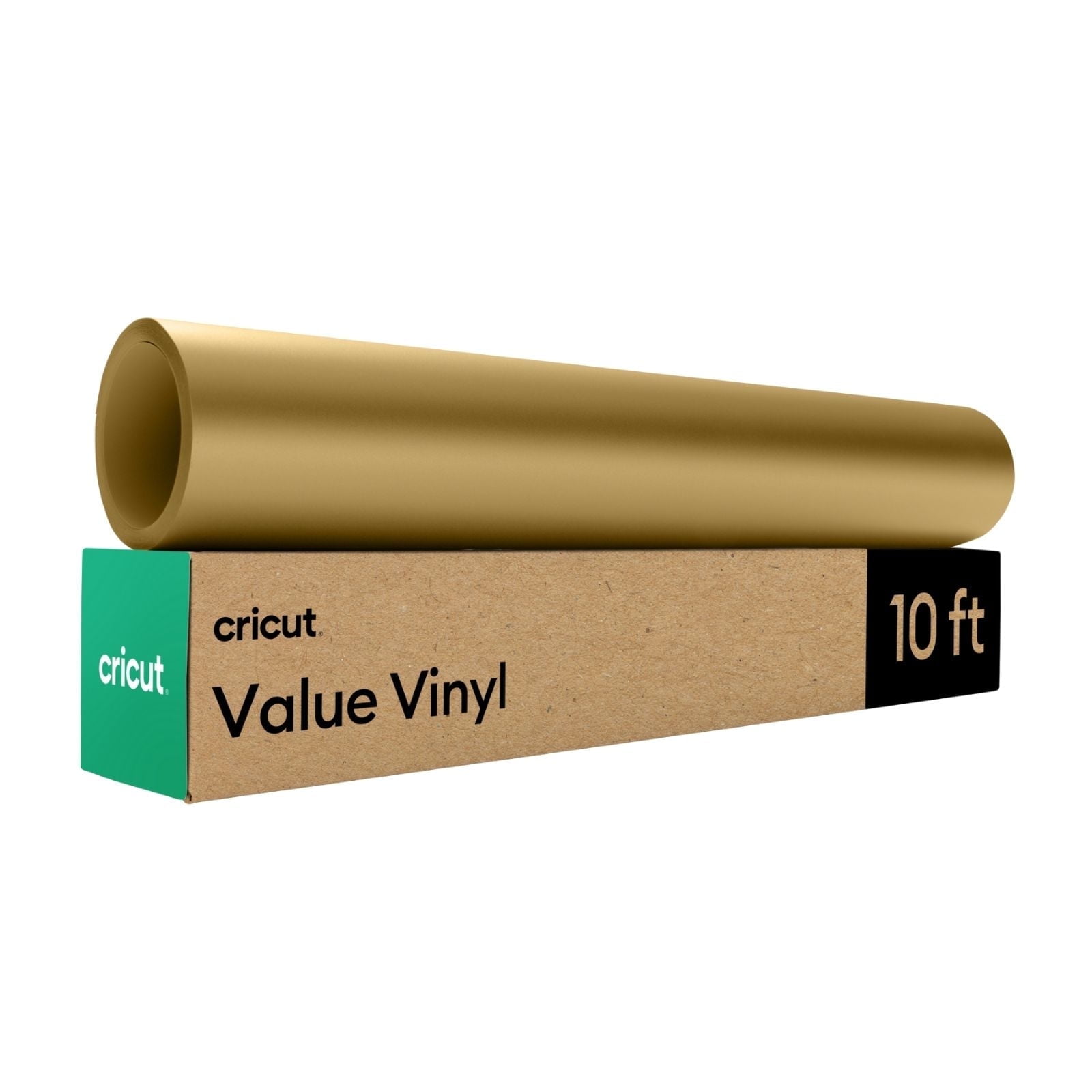 Cricut Matte Value Permanent Vinyl Roll, 12 in x 10 ft, Gold - Walmart.com