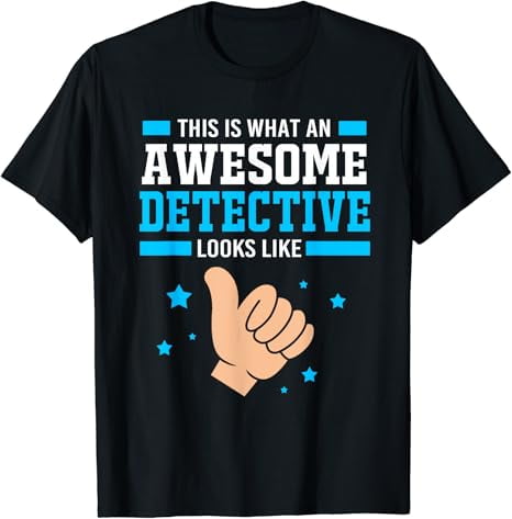 Crime Police Investigator Funny Private Detective T-Shirt - Walmart.com