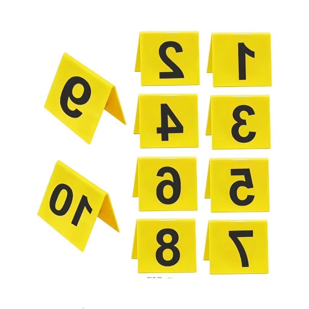 Crime Scene Evidence Markers Set of 10 High Sturdy Labels for Themed ...