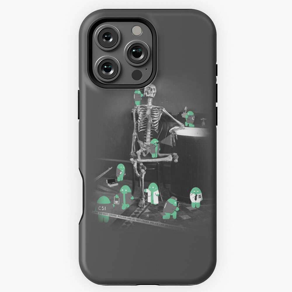 Crime Scene Investigation Phone Case for iPhone 16 15 14 13 12 11 Pro ...