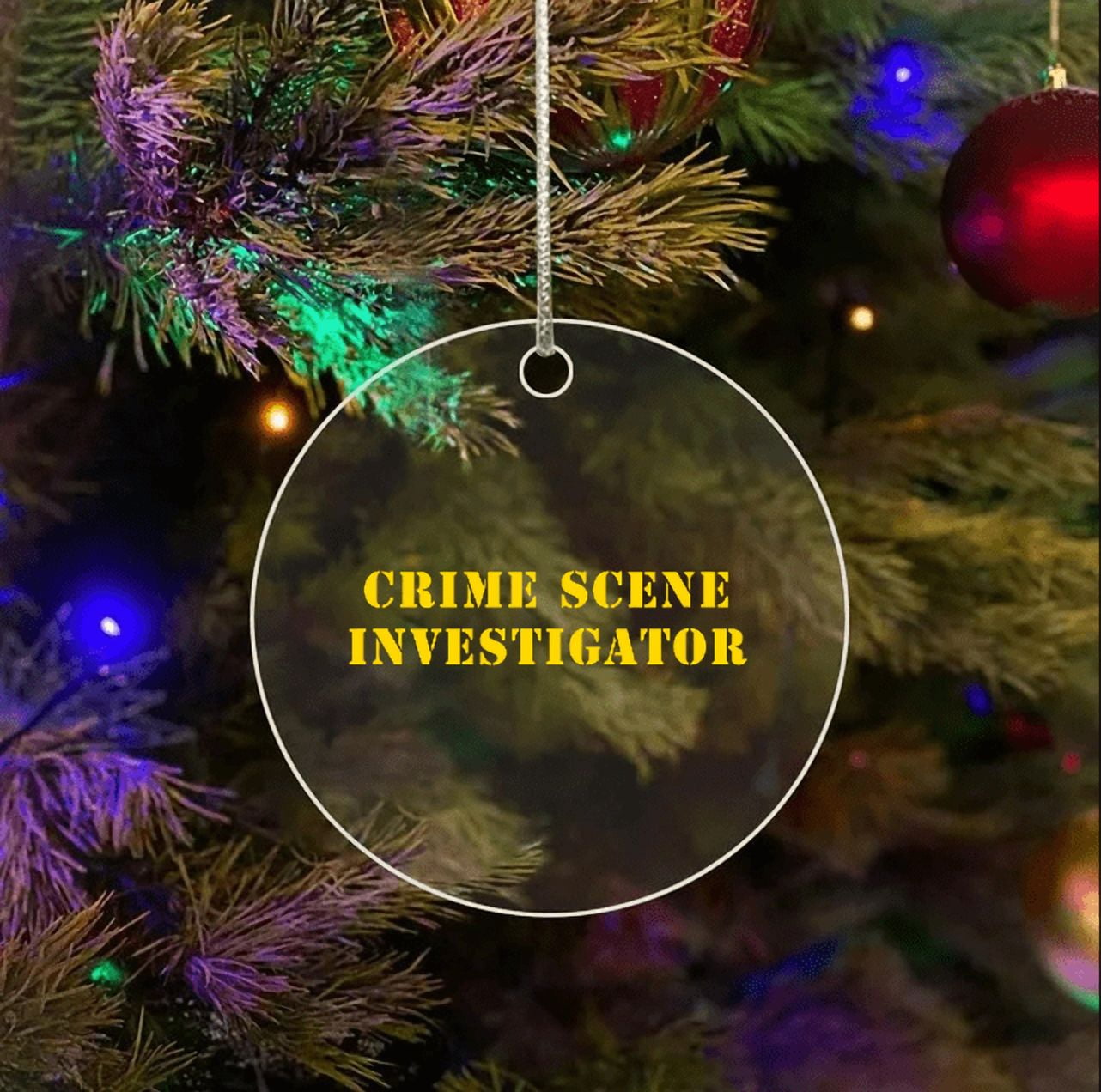 Crime Scene Investigator Design Forensics Csi Ornament, Home Decoration ...