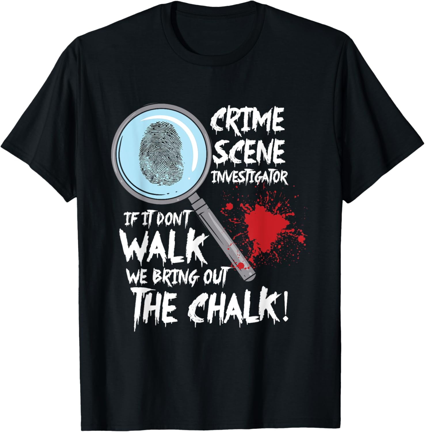 Crime Scene Investigator Detective T-Shirt - Walmart.com