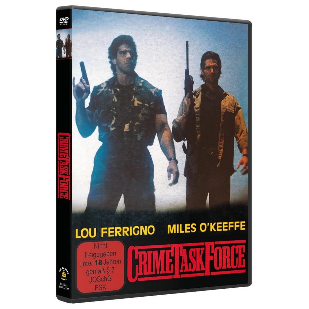 Crime Task Force - Uncut Version (DVD) Lou Ferrigno Miles O'Keeffe Myrl ...