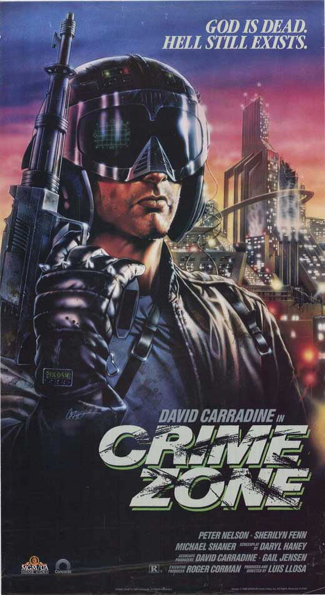 Crime Zone - movie POSTER (Style A) (11" x 17") (1988) - Walmart.com