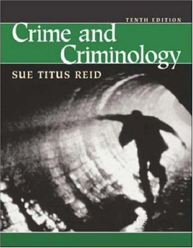 Pre-Owned Crime and Criminology (Hardcover) 0072485957 9780072485950 ...