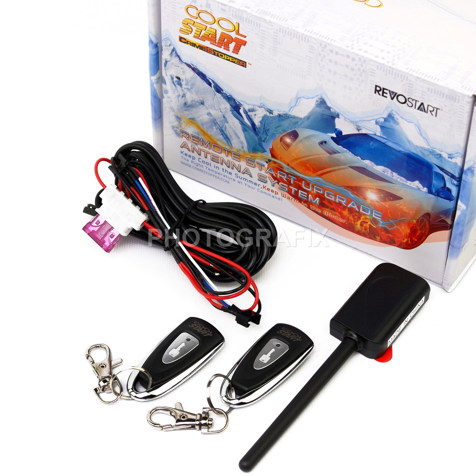 CrimeStopper Security Products REVO1.1 REVO-1 One-Button RF Add-on Kit ...