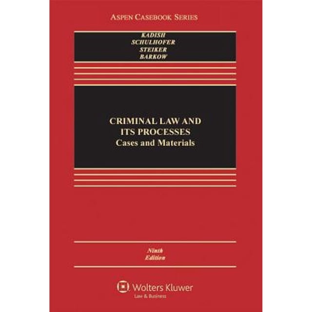 Pre-Owned Criminal Law and Its Processes: Cases and Materials (Aspen ...