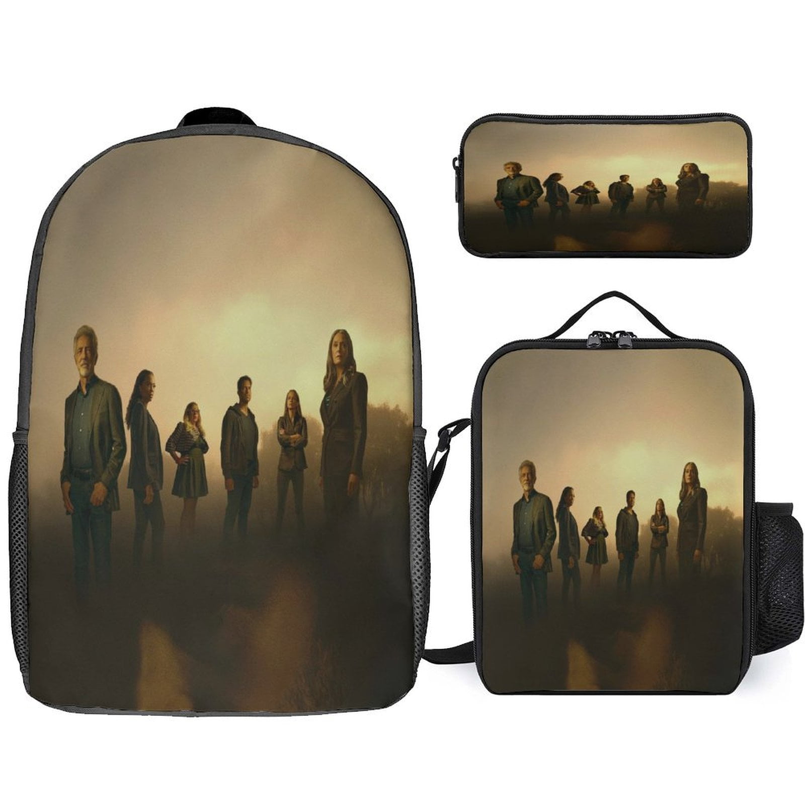 Criminal Minds Backpack Set Anime Bookbag 3 Piece Set Sports Casual ...