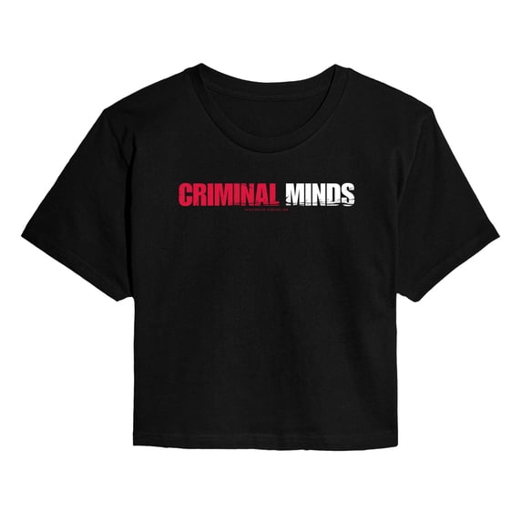 Criminal Minds - Large Logo - Juniors Cropped Graphic T-Shirt - Walmart.com