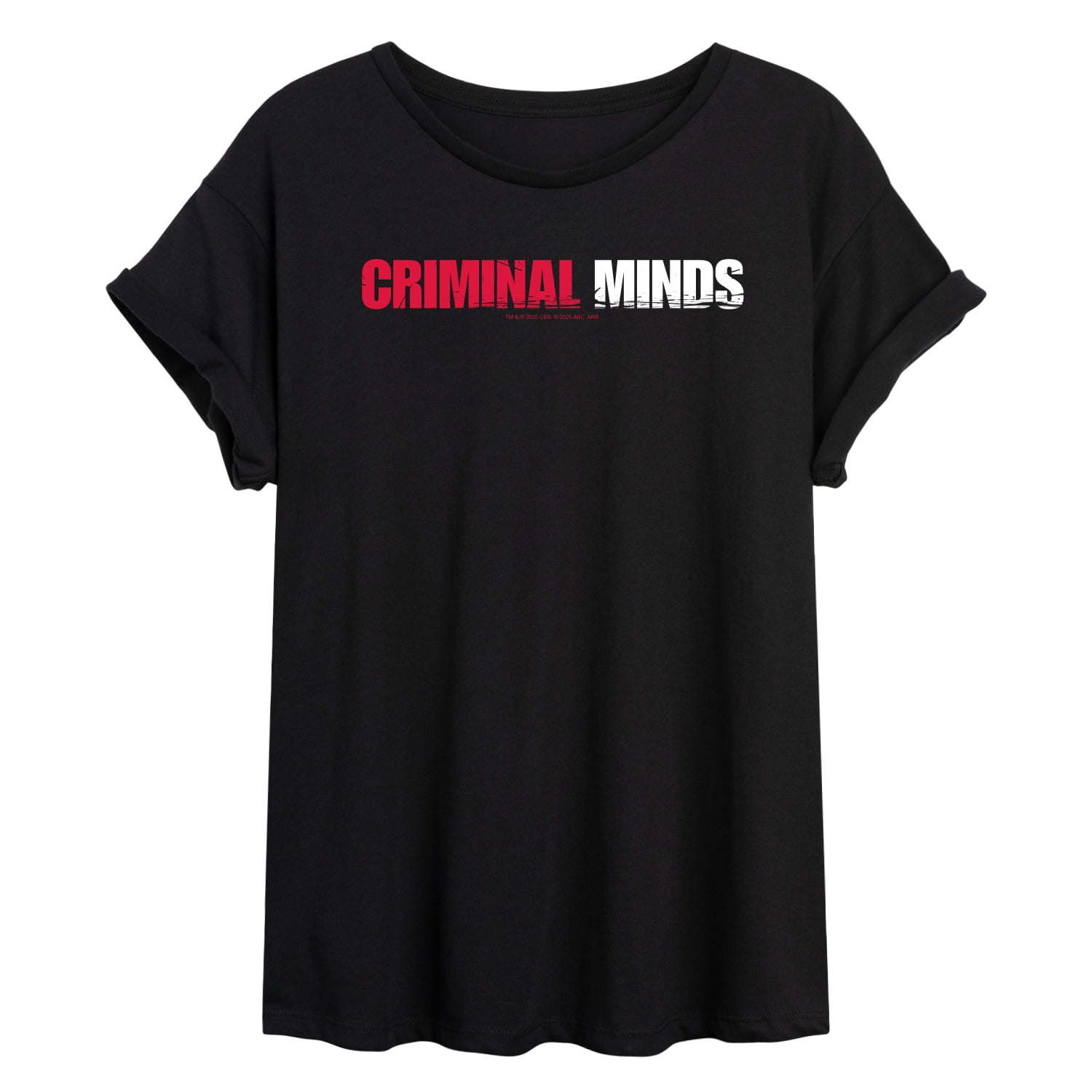 Criminal Minds - Large Logo - Juniors Oversized Graphic T-Shirt ...
