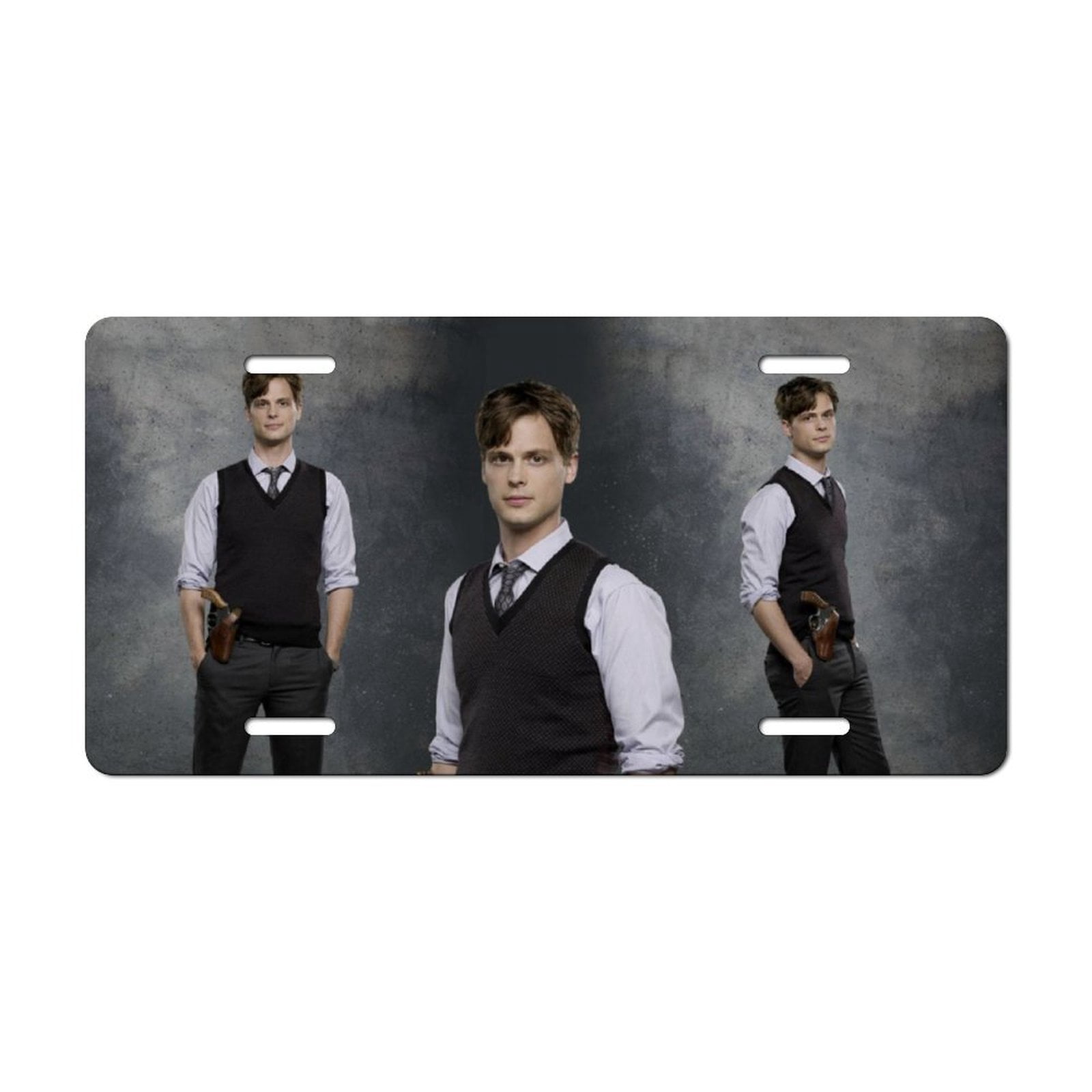 Criminal Minds Matthew Gray Gubler License Plate Cover Aluminum For ...