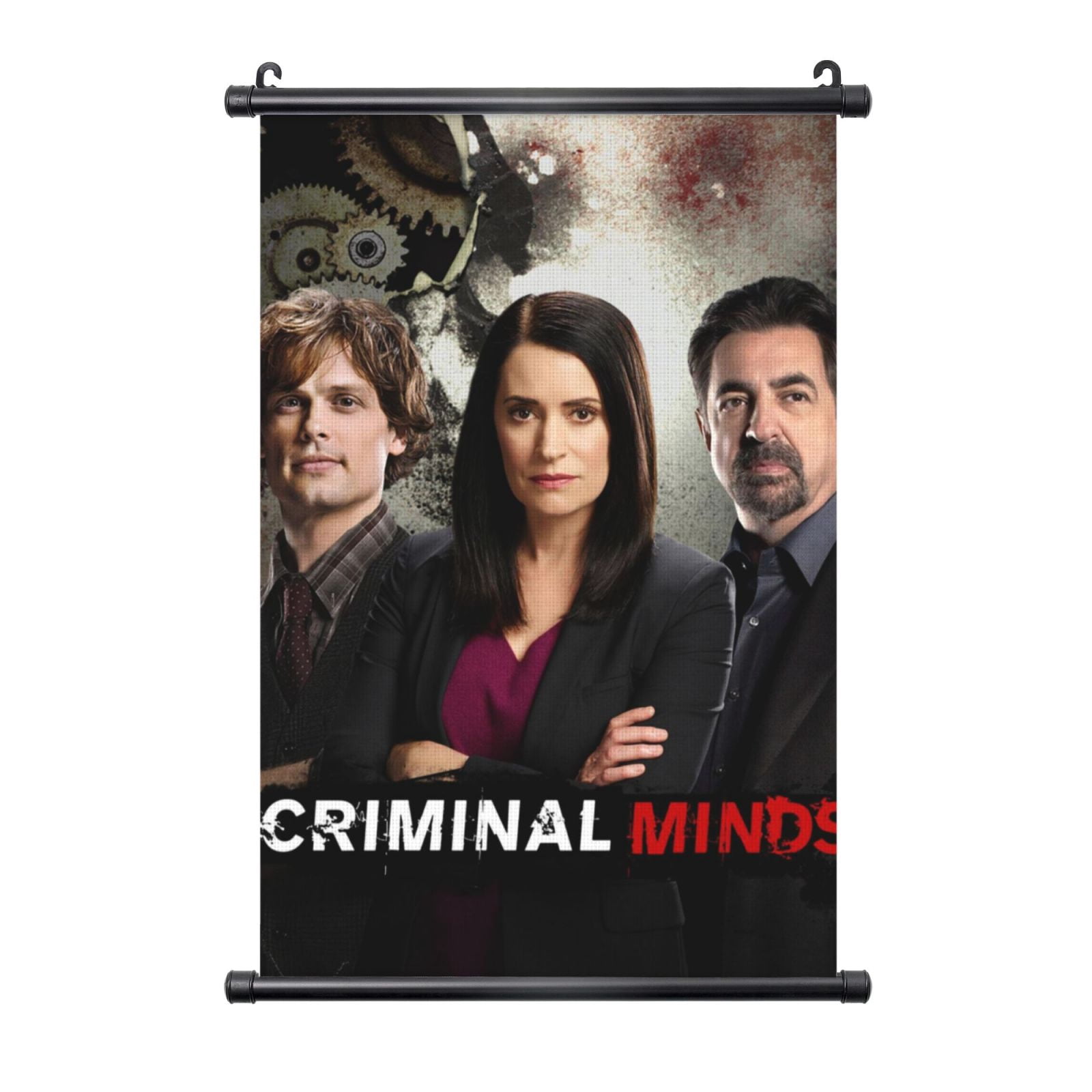 Criminal Minds Poster Black Plastic Shaft Hanging Poster Decor Canvas ...