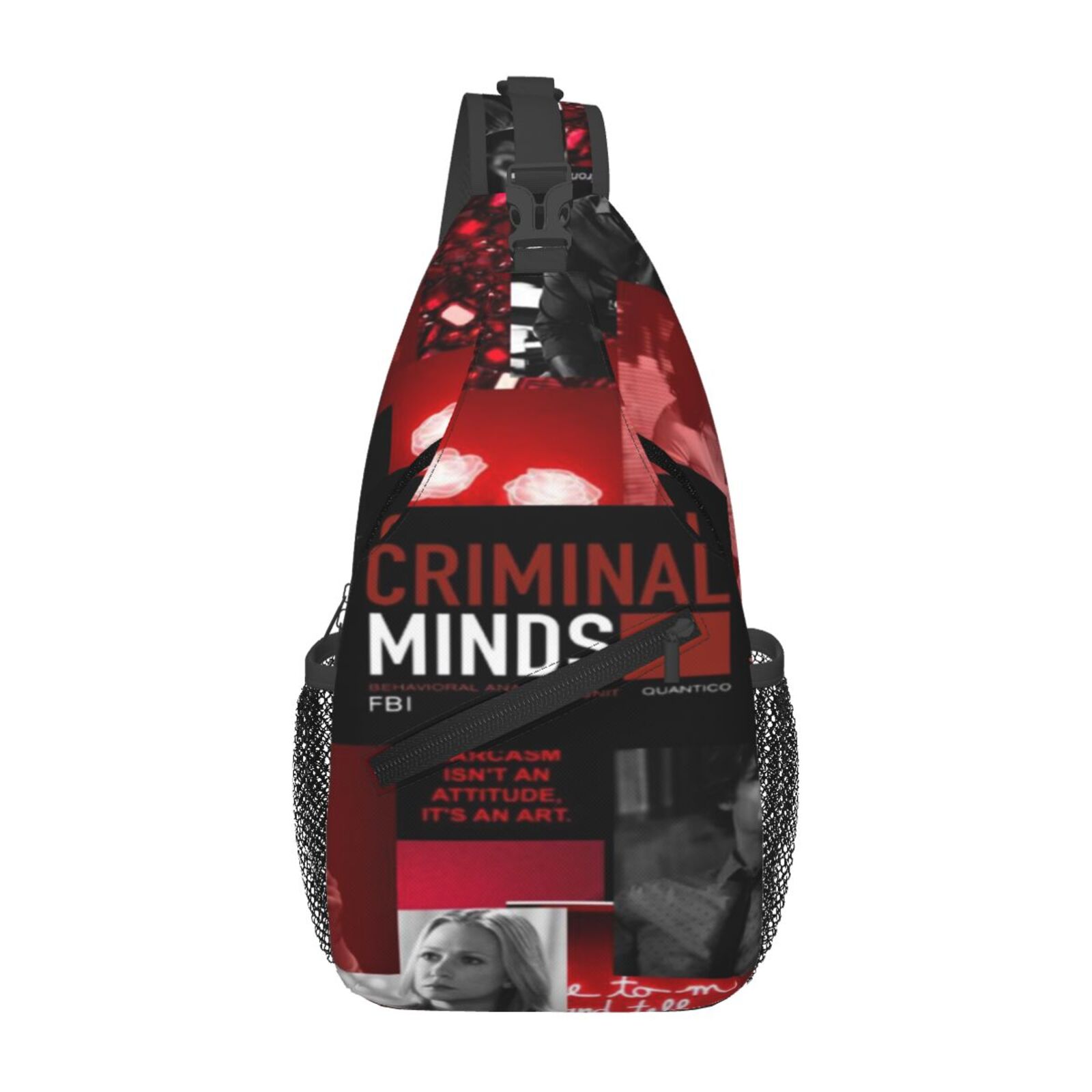 Criminal Minds Sling Bag for Women Men Travel Cycling Hiking Crossbody ...