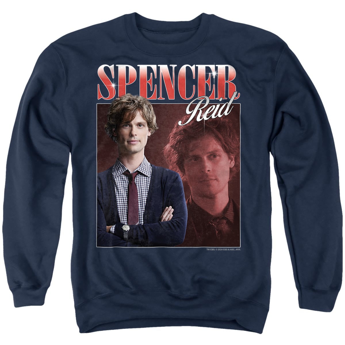 Criminal Minds Spencer Reid Bootleg Unisex Adult Crewneck Sweatshirt ...