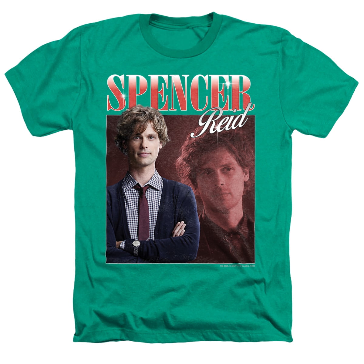 Criminal Minds Spencer Reid Bootleg Unisex Adult Heather T Shirt, Kelly ...
