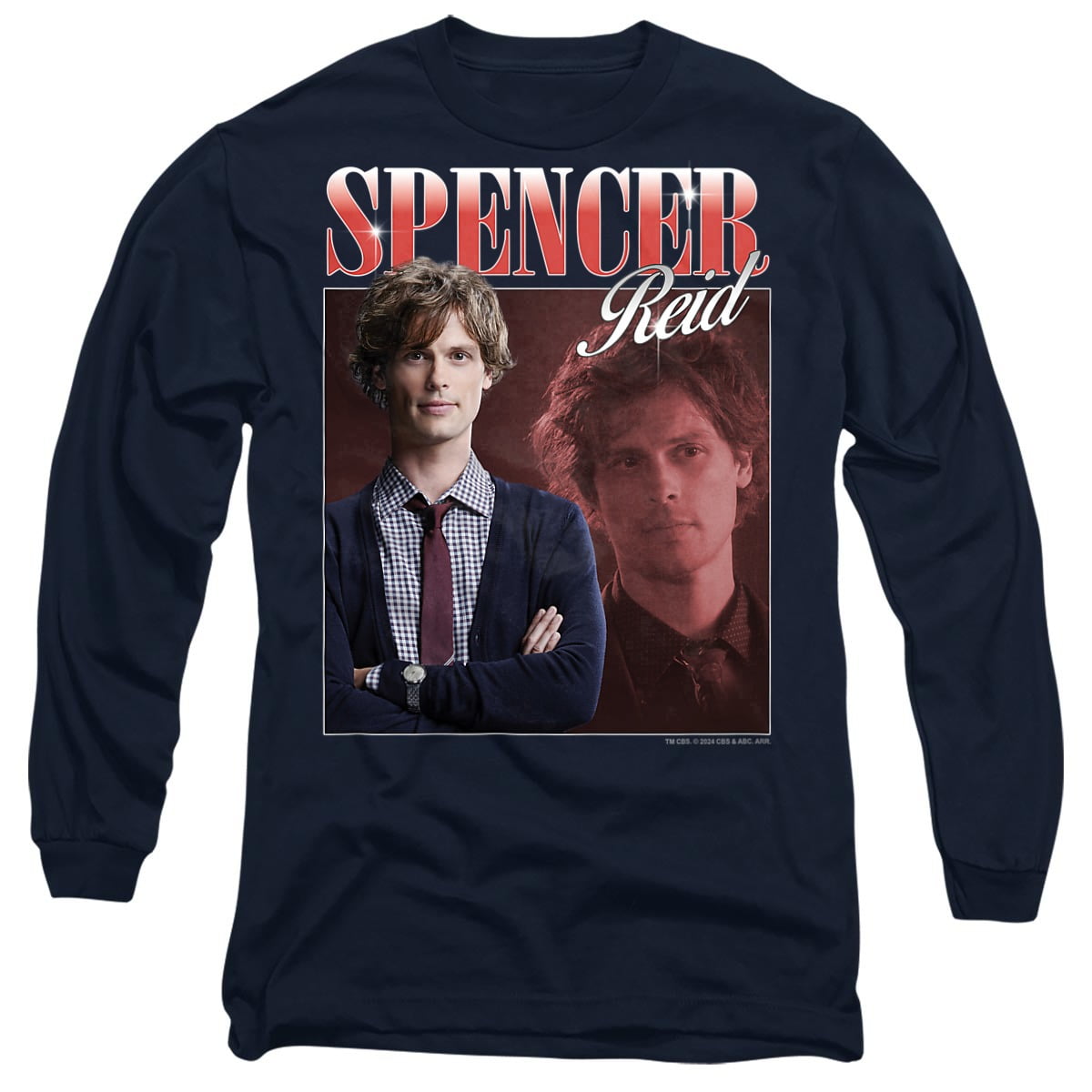 Criminal Minds Spencer Reid Bootleg Unisex Adult Long-Sleeve T Shirt ...