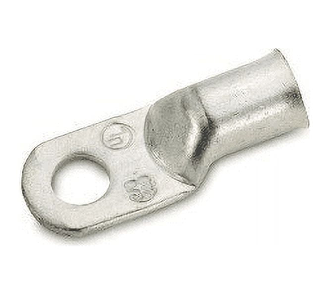 Crimp Supply 2 AWG Tinned Seamless Marine Lugs, 1/4" Post, 50 Pack ...