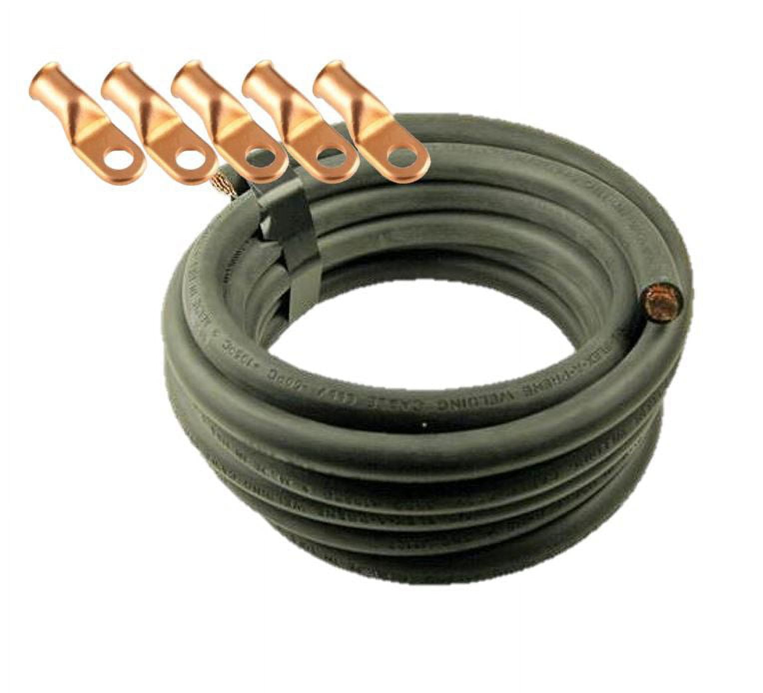 Crimp Supply Ultra-Flexible Car Battery/Welding Cable - 3/0 Gauge ...