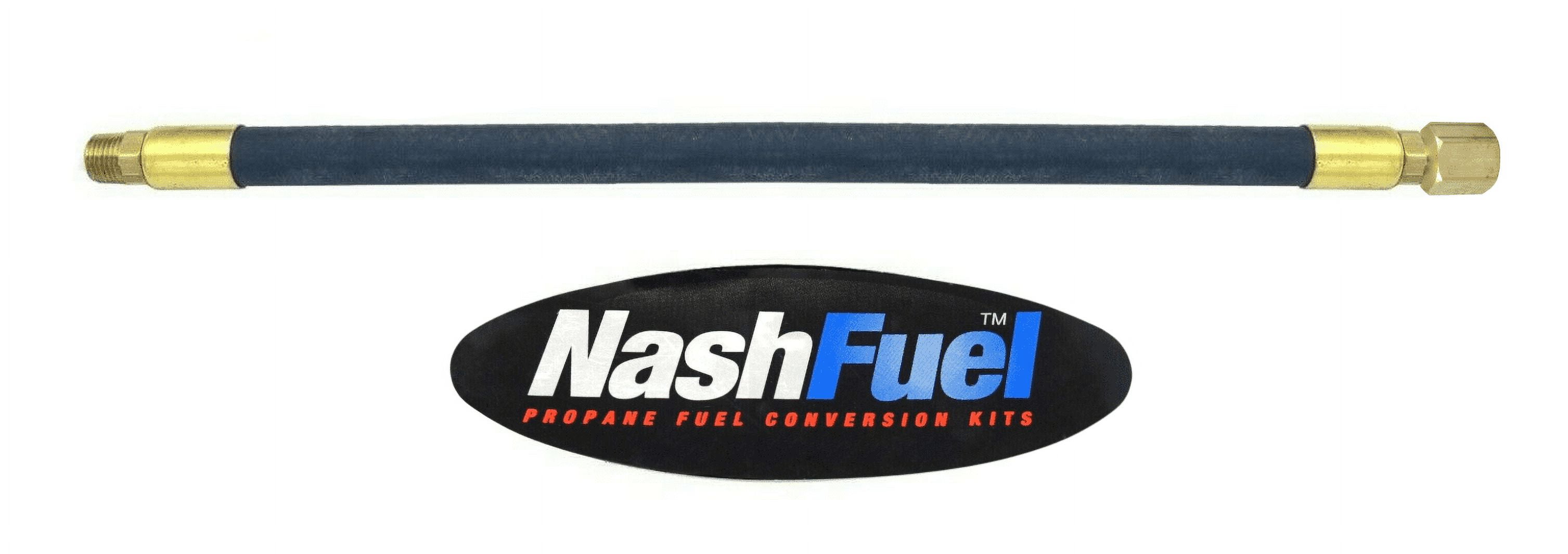 Crimped 3/8" Male NPT to 3/8" Female Pipe Thread Rubber Pigtail Propane ...