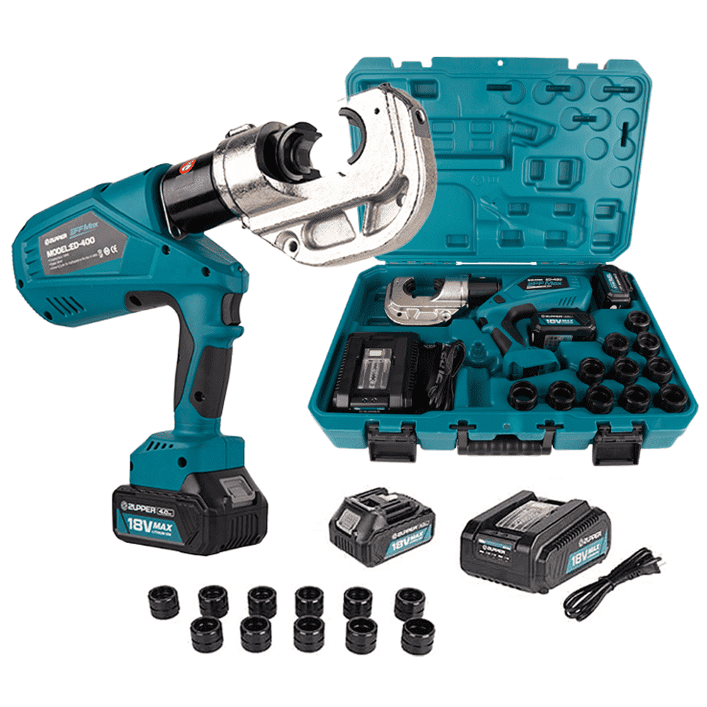 Crimper Pliers Electric Hydraulic Rechargeable Cable Lug Crimping Tool ...