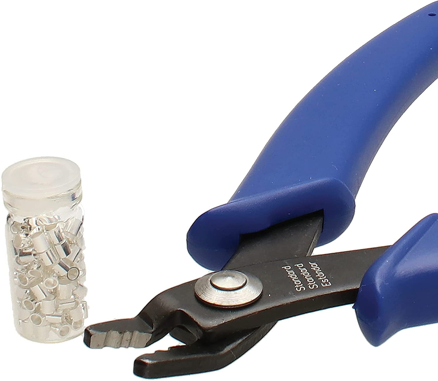 Crimping Set – Crimping Pliers, 5 Inches Long (127mm), 100 2x2 Crimp ...