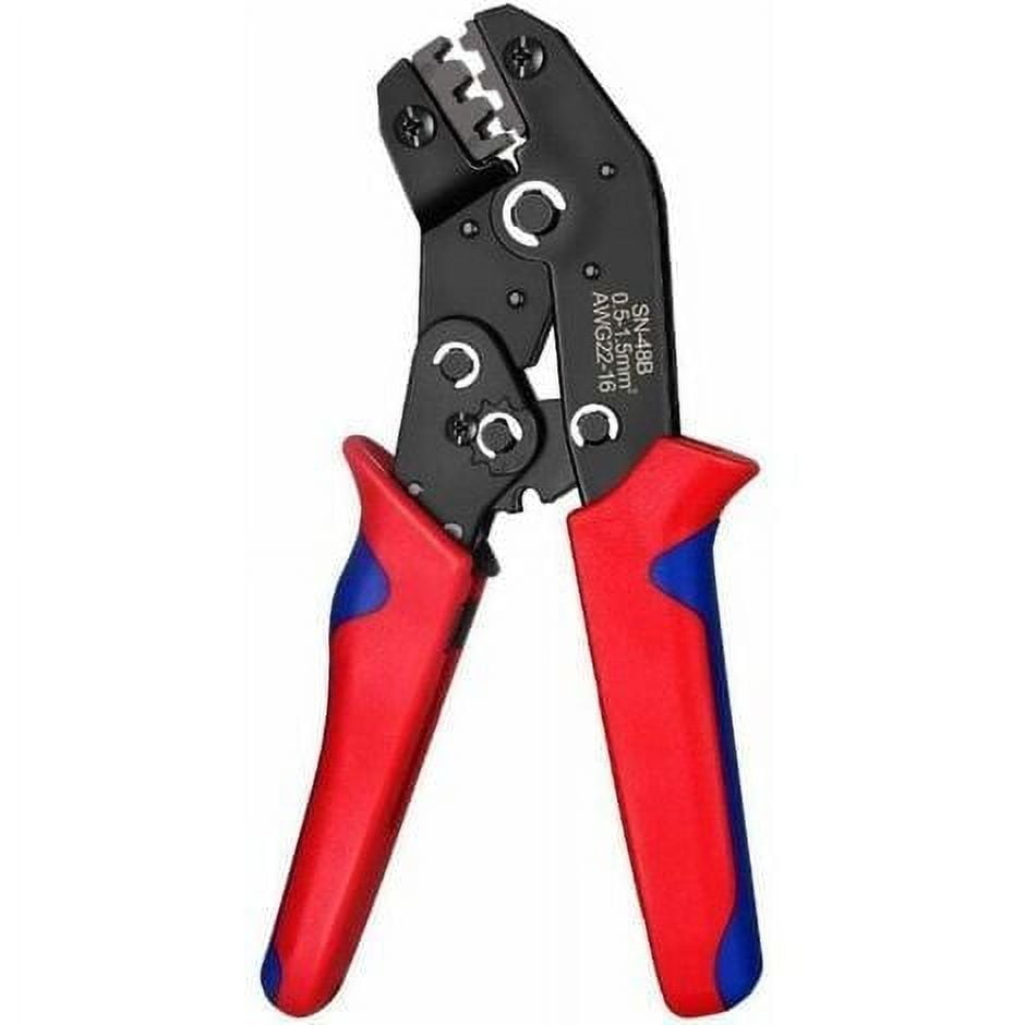Crimping Tool With Ratchet, Automatic Release Mechanism For Consistent ...