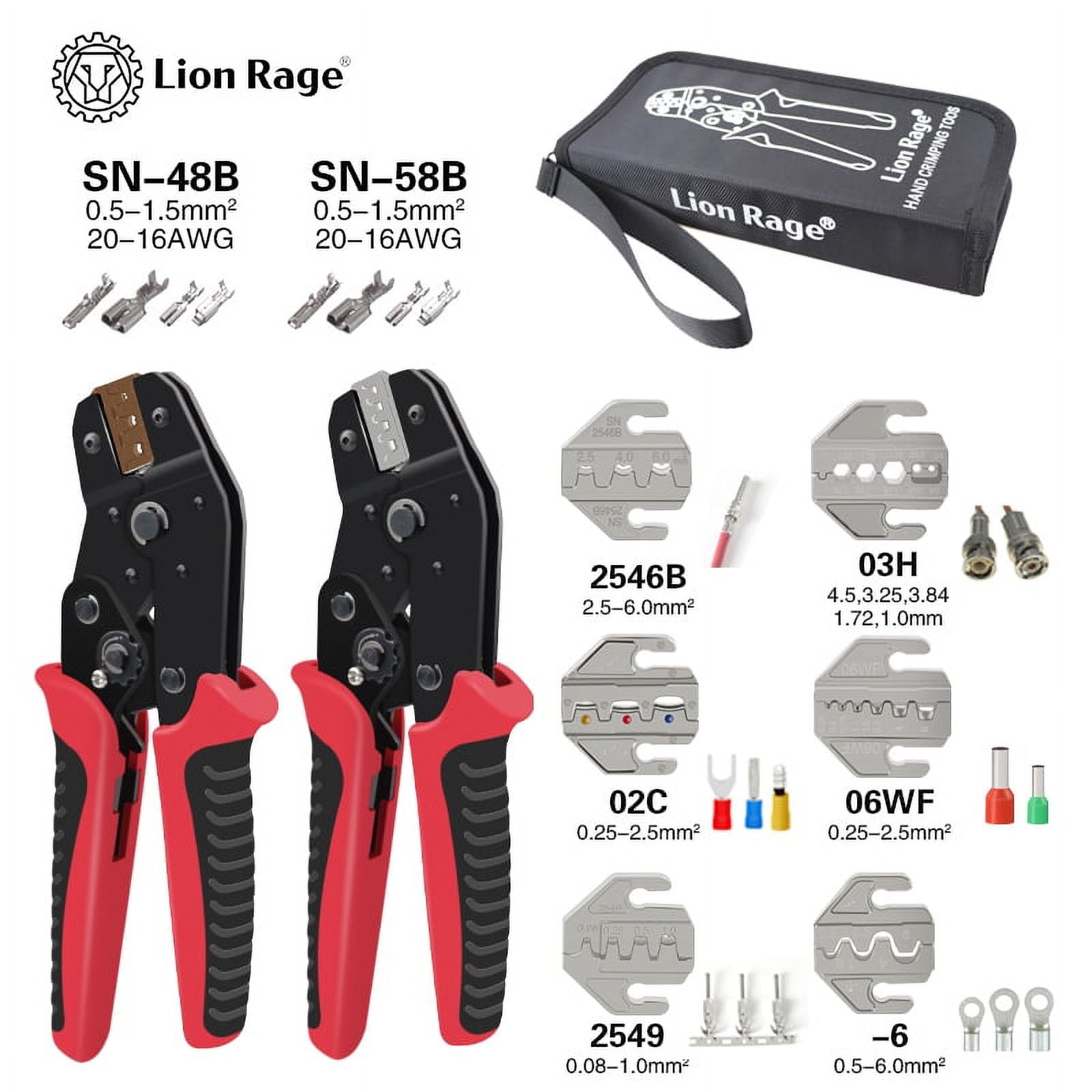 Crimping Tool Set Pressed Pliers Electrician Tools Electrical Terminals ...