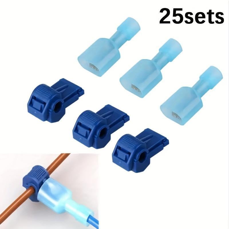 Crimping terminals for fast electrical connectors: 25/50 sets of ...