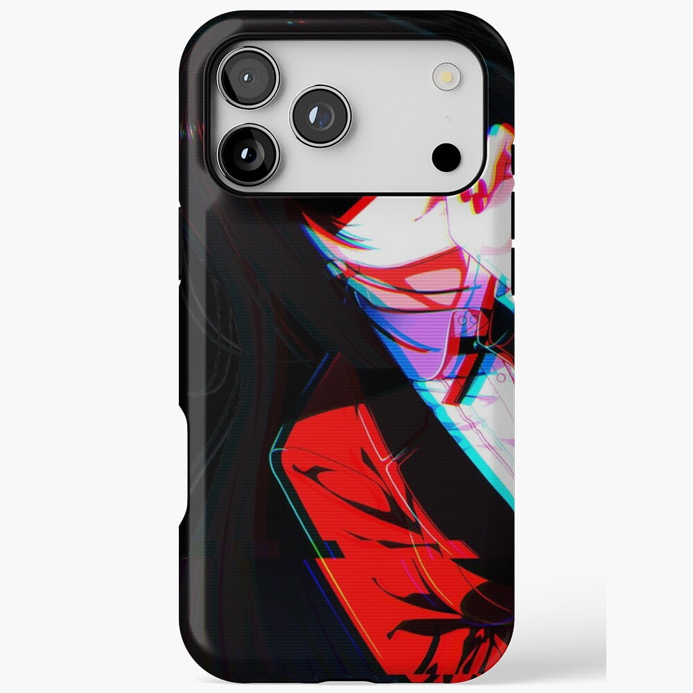 Crimson Aesthetic Cyberpunk Kakegurui iPhone Case 17 11 12 13 14 15 16 ...