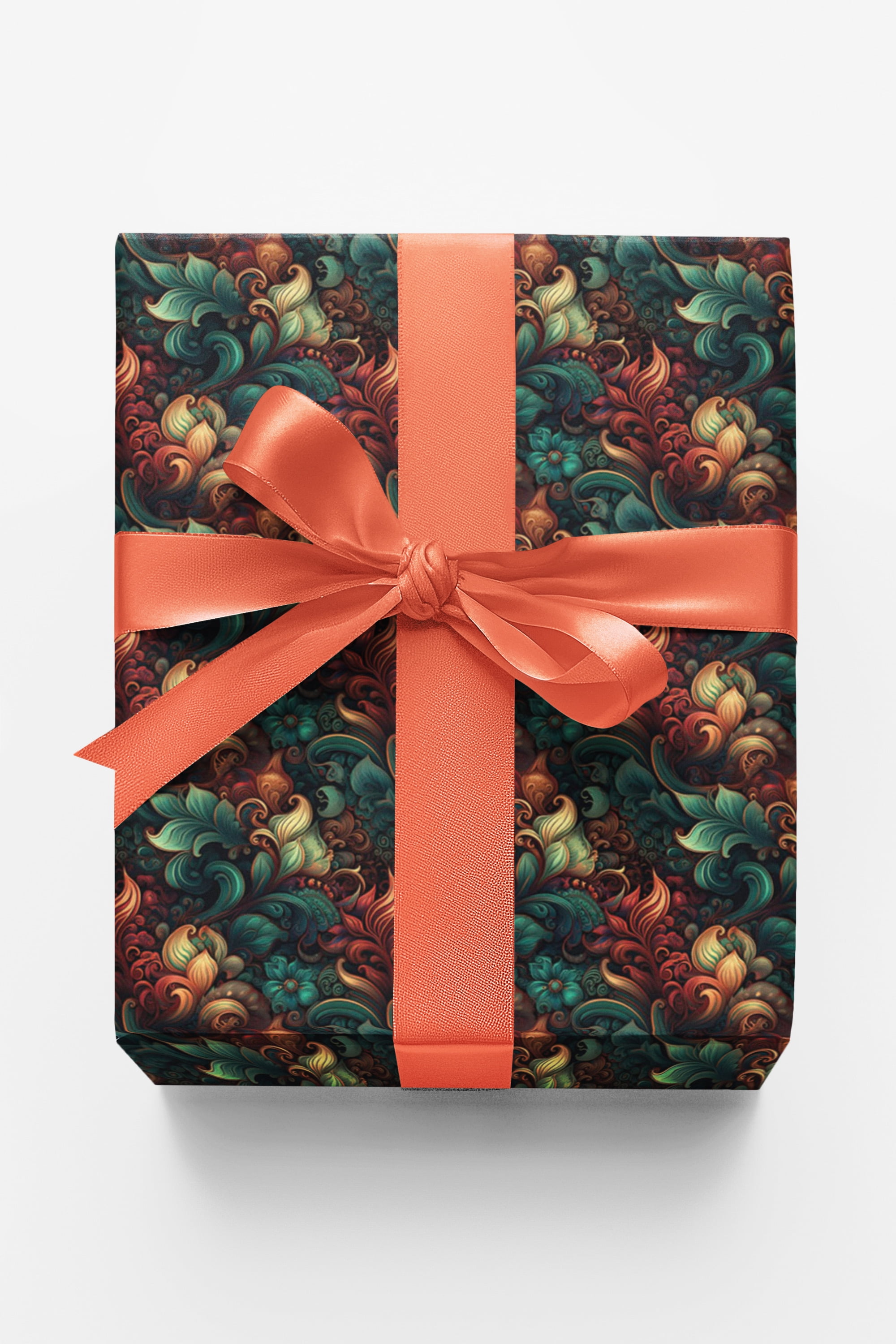 London Penny Premium Wrapping Paper - Crimson Canopy - Walmart.com