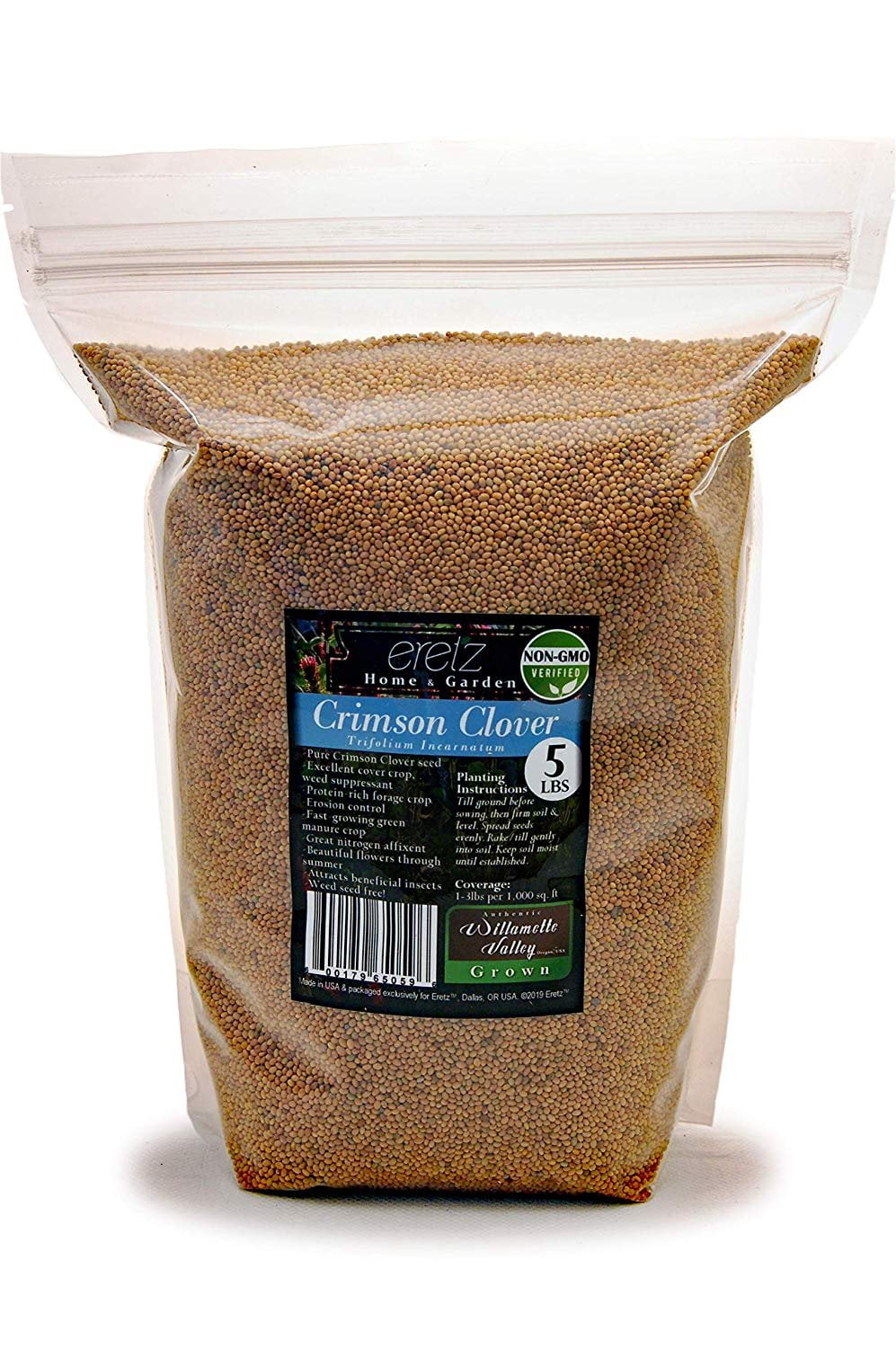 Eretz Crimson Clover Seed for Planting Garden, Premium Willamette ...