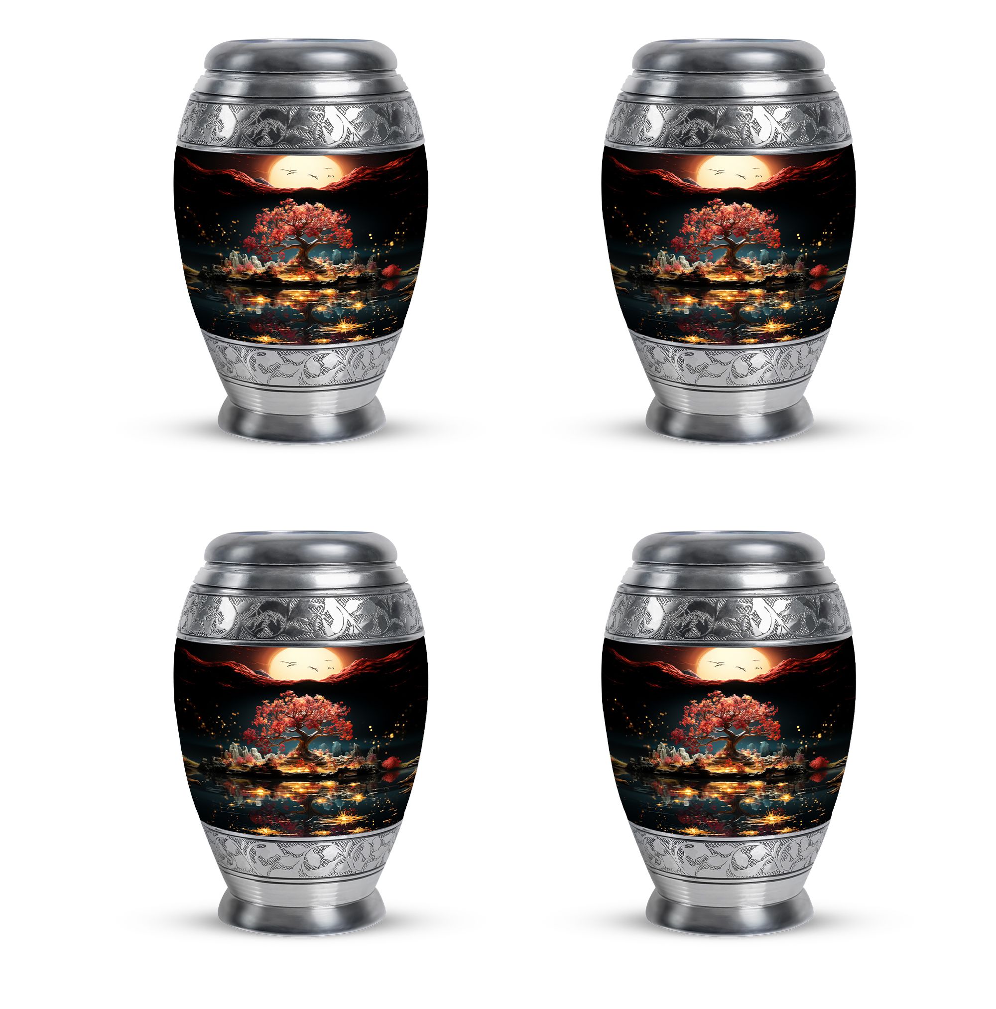 Crimson Eclipse Sanctuary Funeral Urns For Human Ashes Adult - Urns For Ashes Adult Female ...