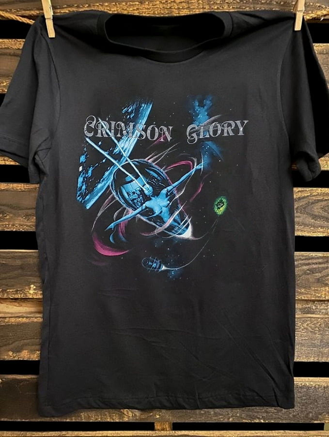 Crimson Glory Transcendence World Tour Short Unisex T-Shirt Cotton All ...