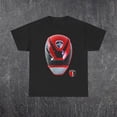 Crimson Mask Visual Tee, High Energy Red SPD Concept Inspired by Power ...