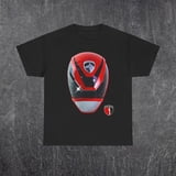 Crimson Mask Visual Tee, High Energy Red SPD Concept Inspired by Power ...