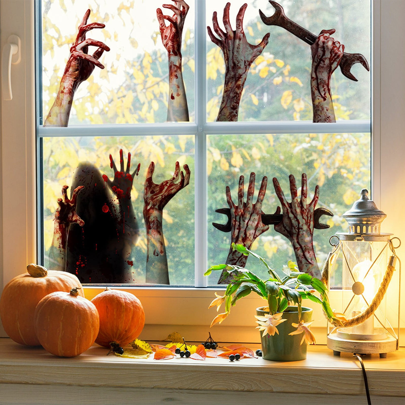 The Crimson Testimony - Halloween Wall Decals with Female Ghost ...