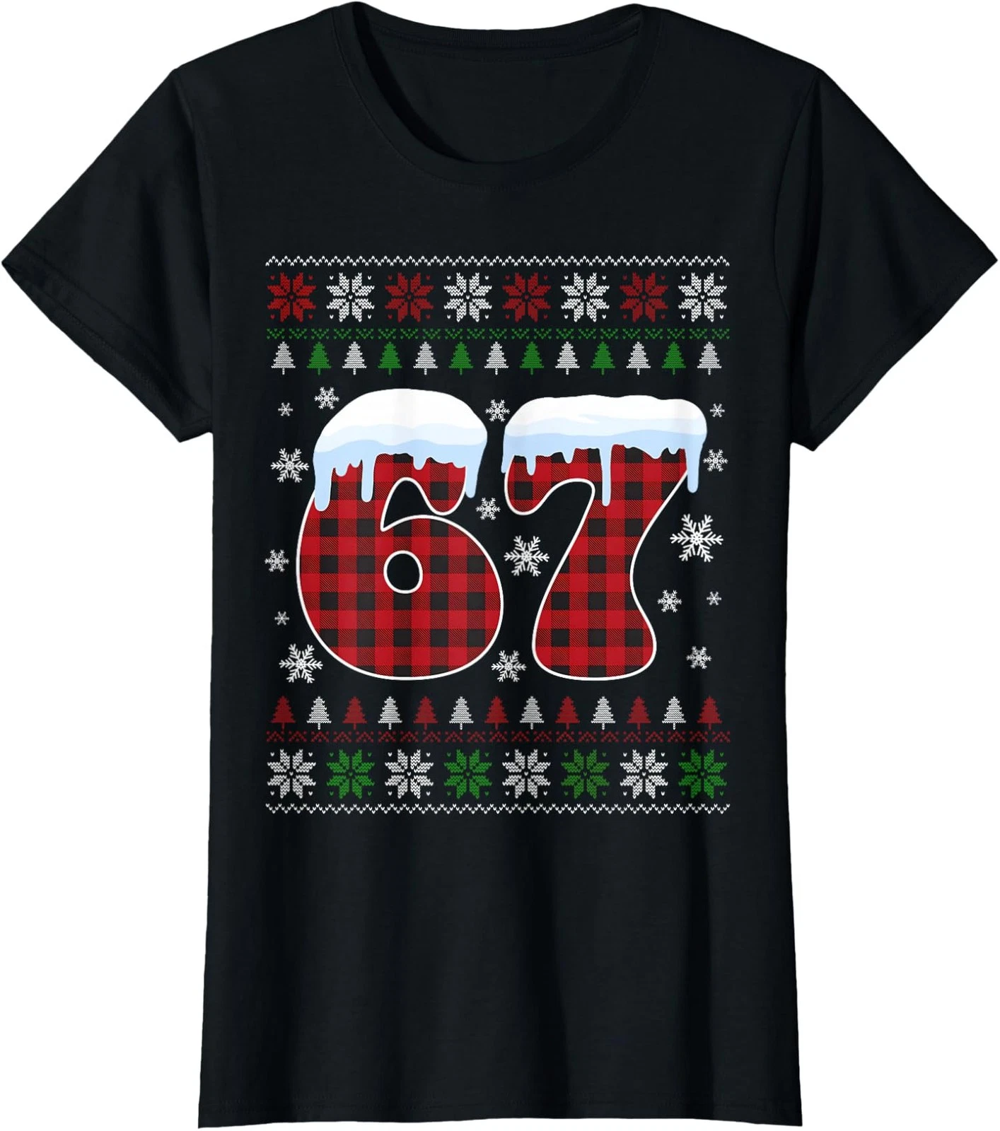 Cringe Christmas Six Seven Funny Holiday Meme Humor up to Size 5XL ...