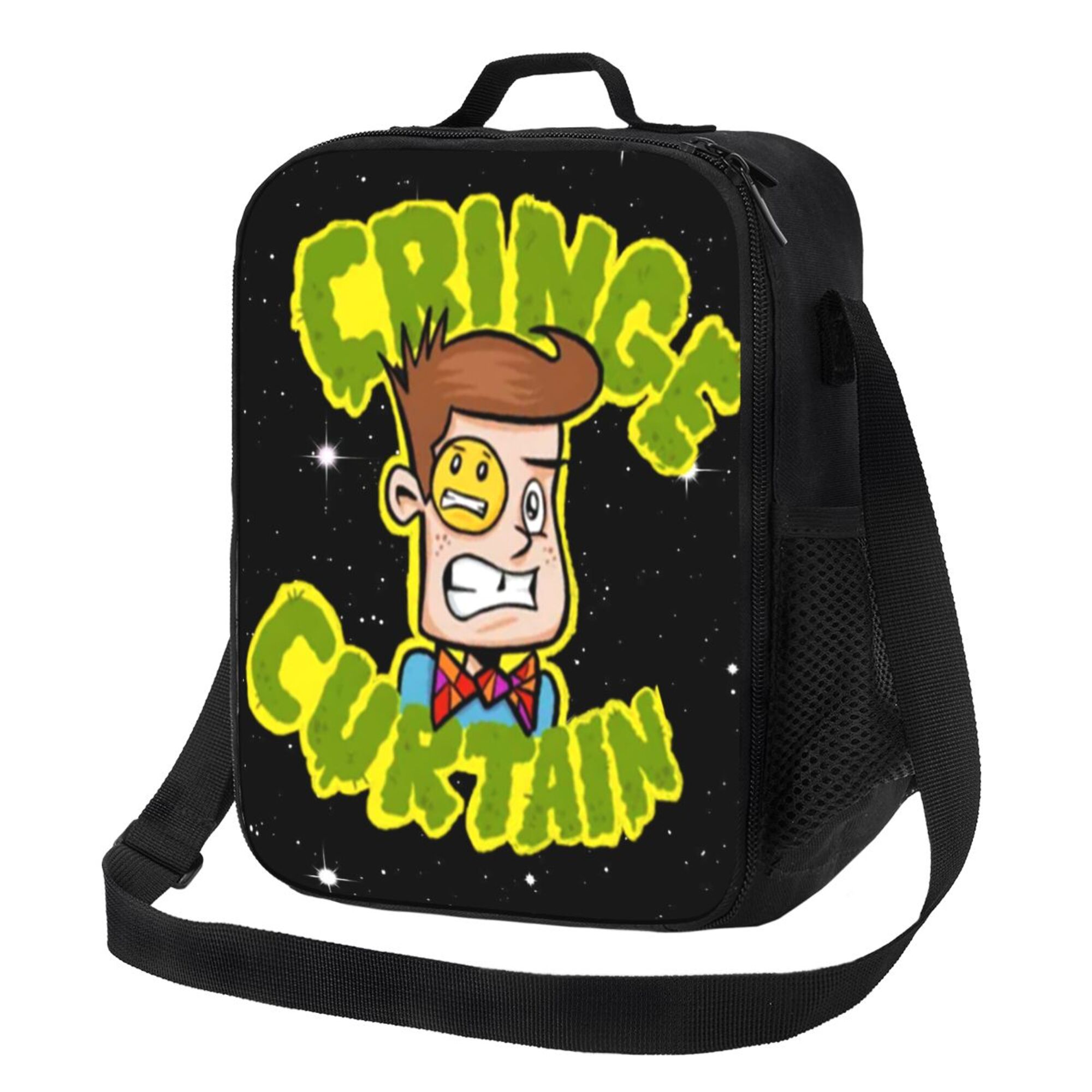 Cringe Curtain Fgteev Lunch Bag Portable Tote Bag Insulated Lunch Box ...