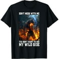 Cringy Werewolf Warning Wolf Meme Cringe Alpha Wolf T-Shirt Shirts ...